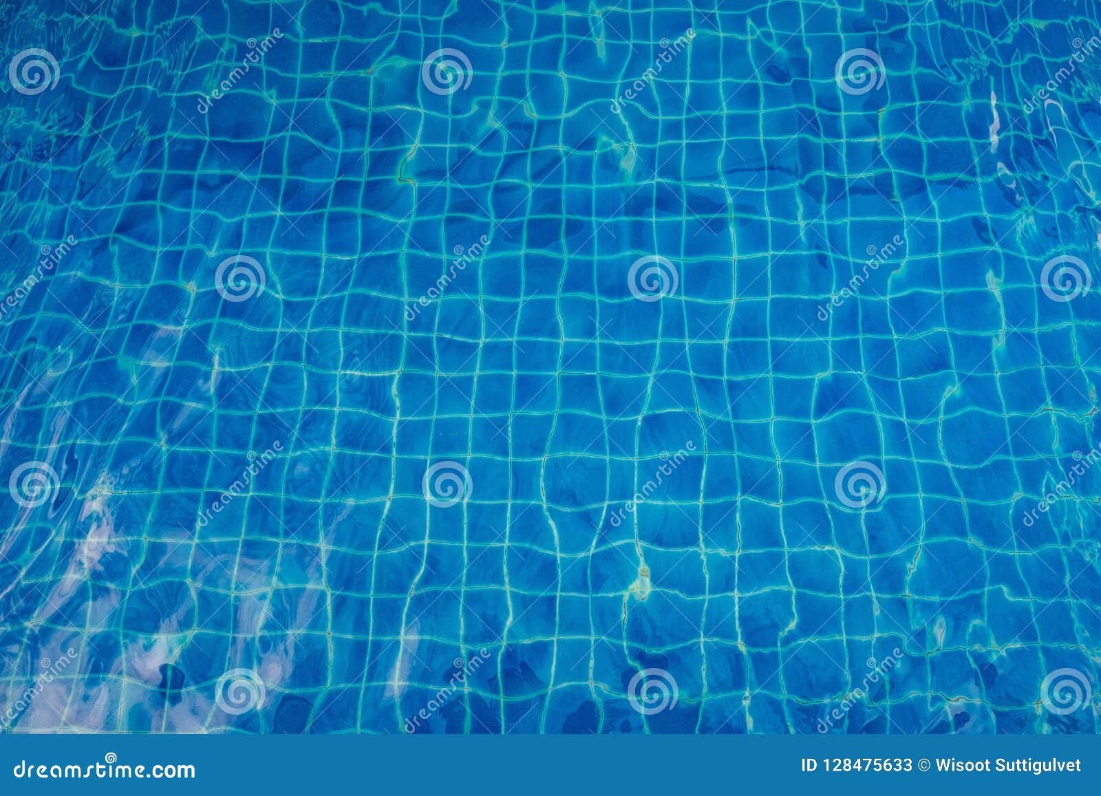 Blue Ripped Water in Swimming Pool Stock Image - Image of detail ...