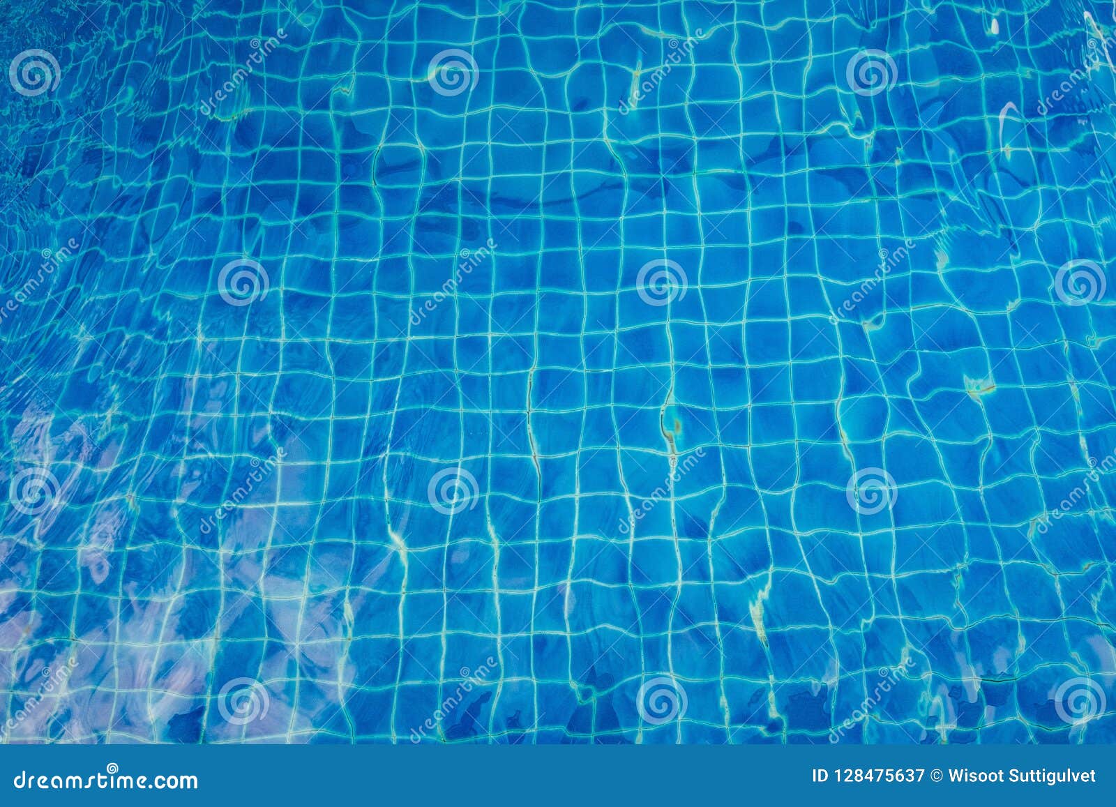 Blue Ripped Water in Swimming Pool Stock Image - Image of backdrop ...