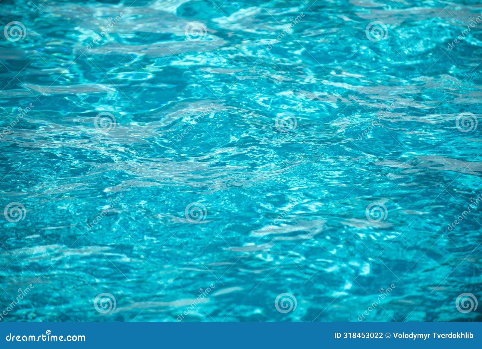 Blue Ripped Water in Swimming Pool, Water Pool Texture and Surface ...