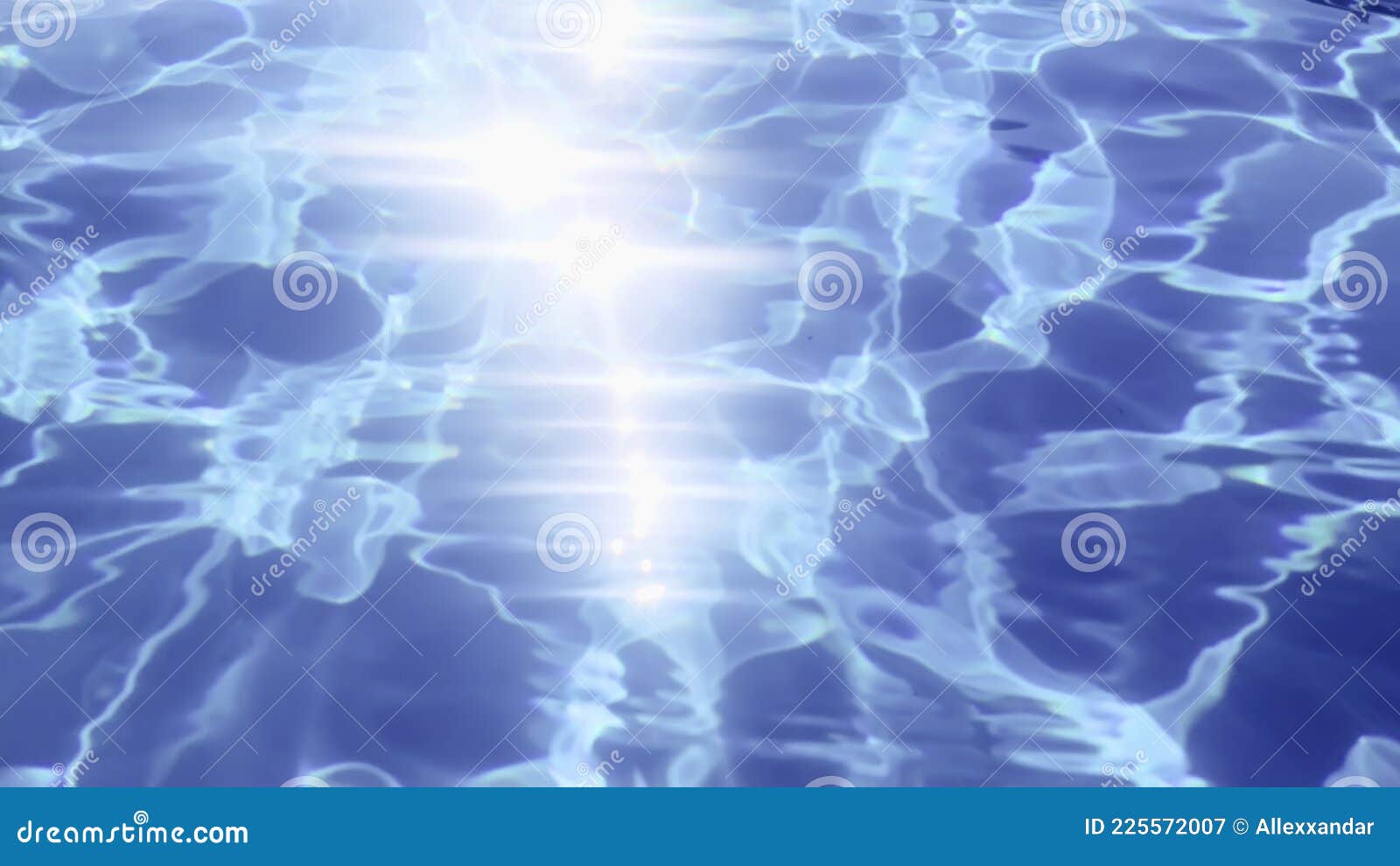 Blue Ripple Water Background, Swimming Pool Water Sun Reflection Stock ...
