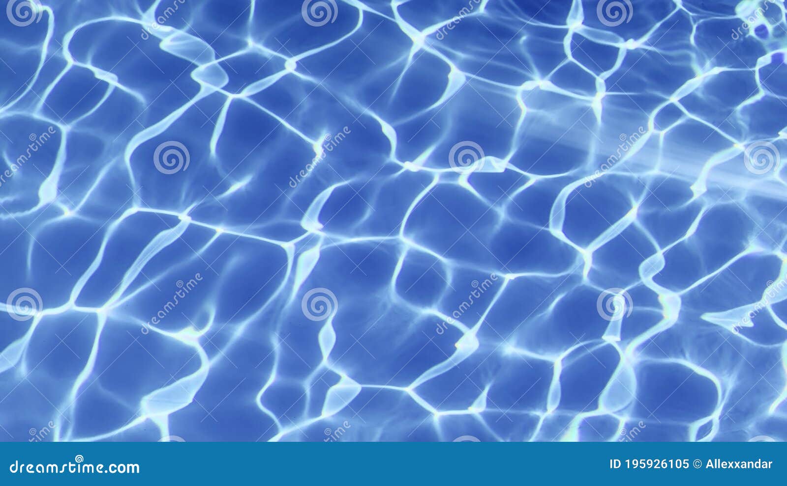 Blue Ripple Water Background, Water Surface Blue Swimming Pool Stock ...