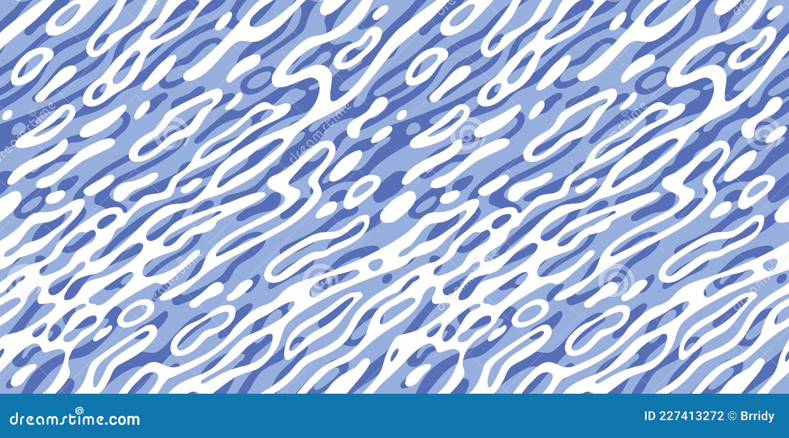 Blue Ripple Water Surface Seamless Pattern. Vector Sea Texture Stock ...