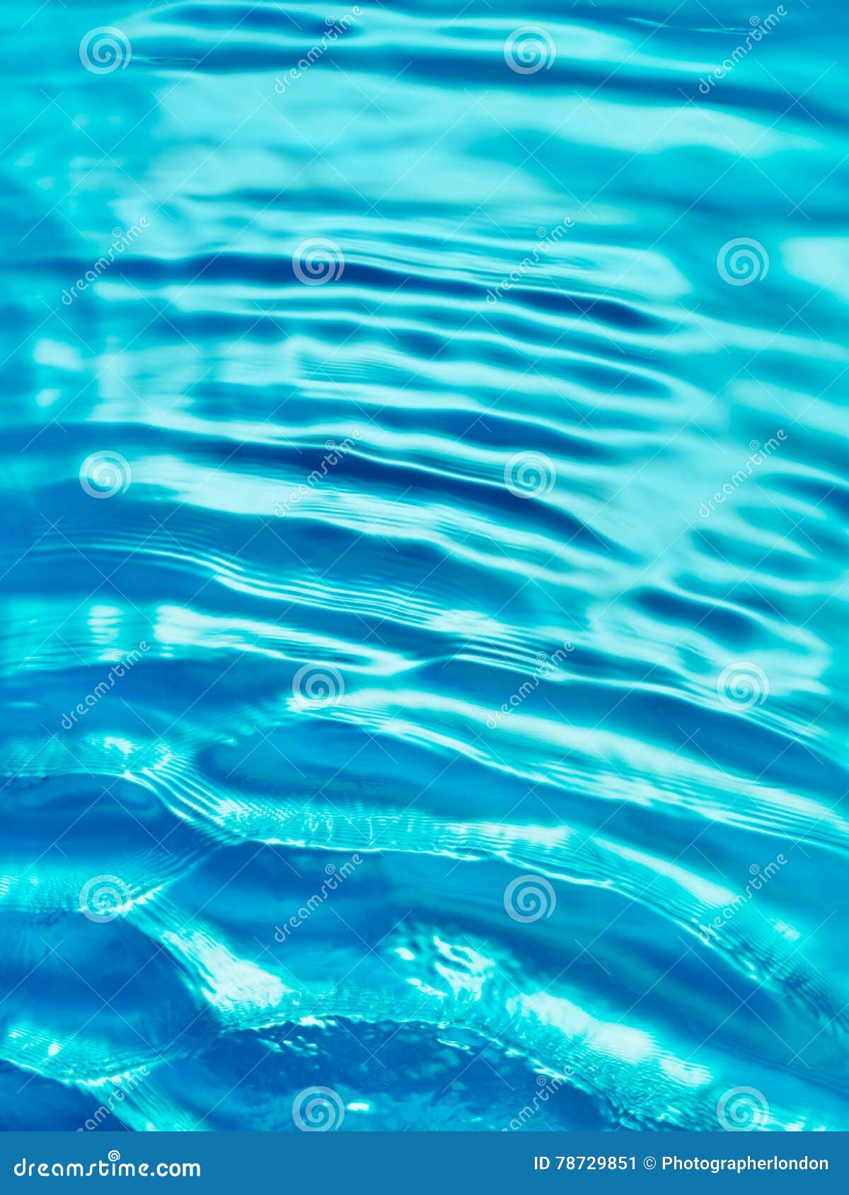 Blue ripples in pool stock image. Image of clean, cool - 78729851