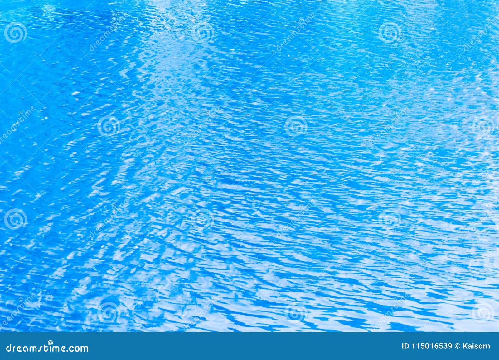 Blue Ripples on the Surface of Water in Lake Stock Image - Image of ...