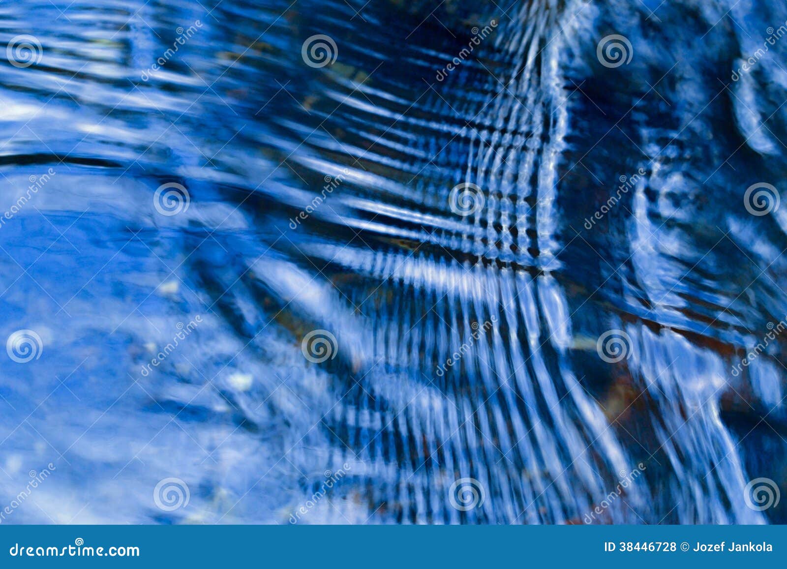 Blue ripples on the water stock photo. Image of environment - 38446728