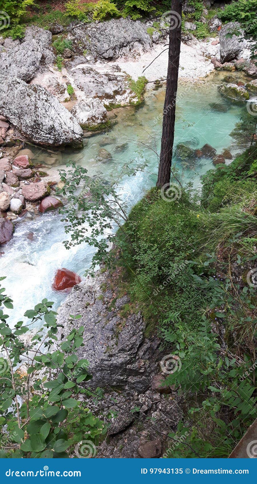 Blue River stock image. Image of fresh, blue, water, river - 97943135