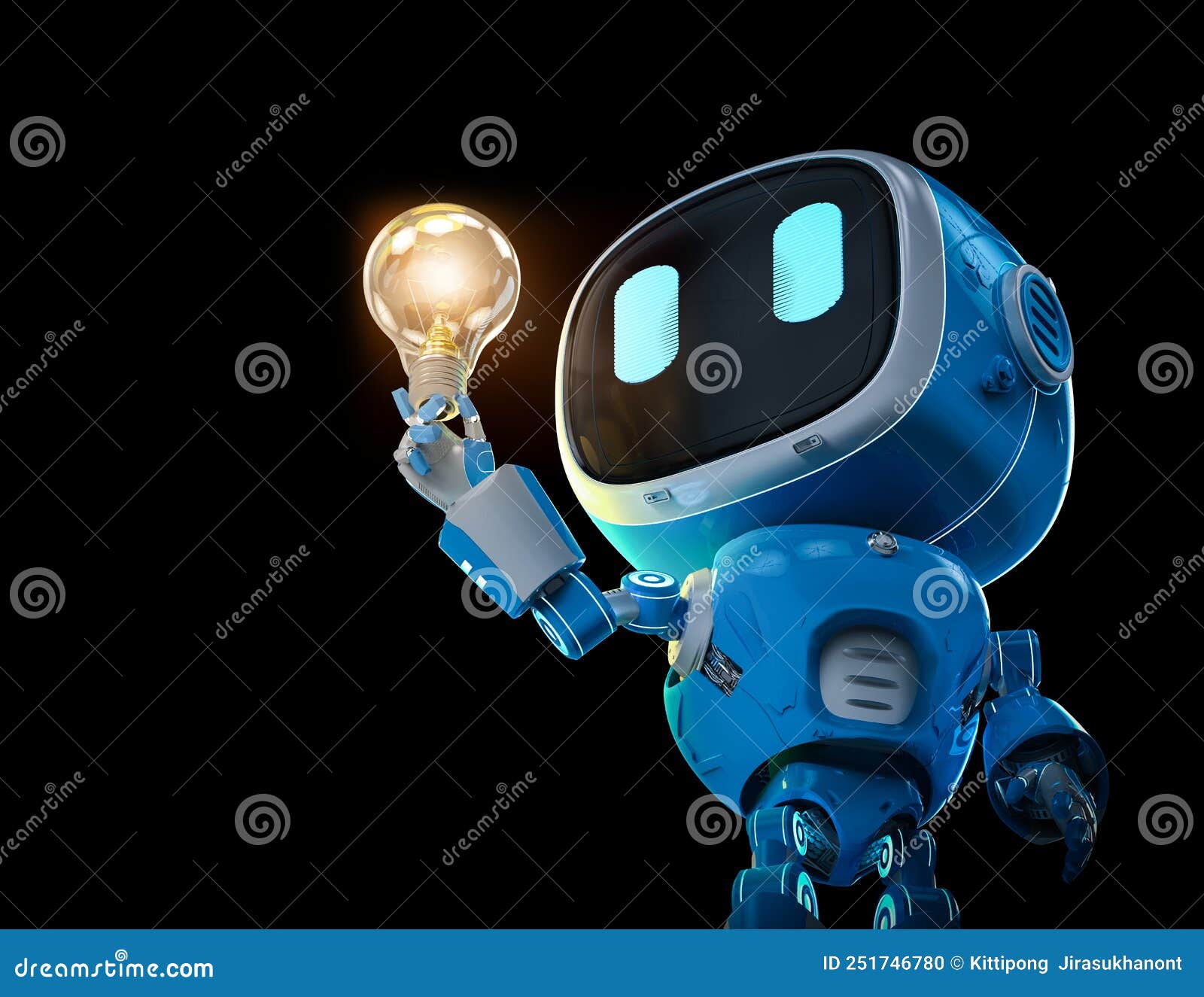 Blue Robotic Cyborg Gaming Sport Esport Logo Template Design With Iron ...