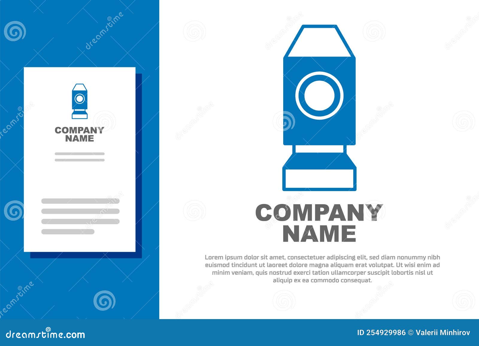 Blue Rocket Ship Icon Isolated on White Background. Space Travel. Logo ...