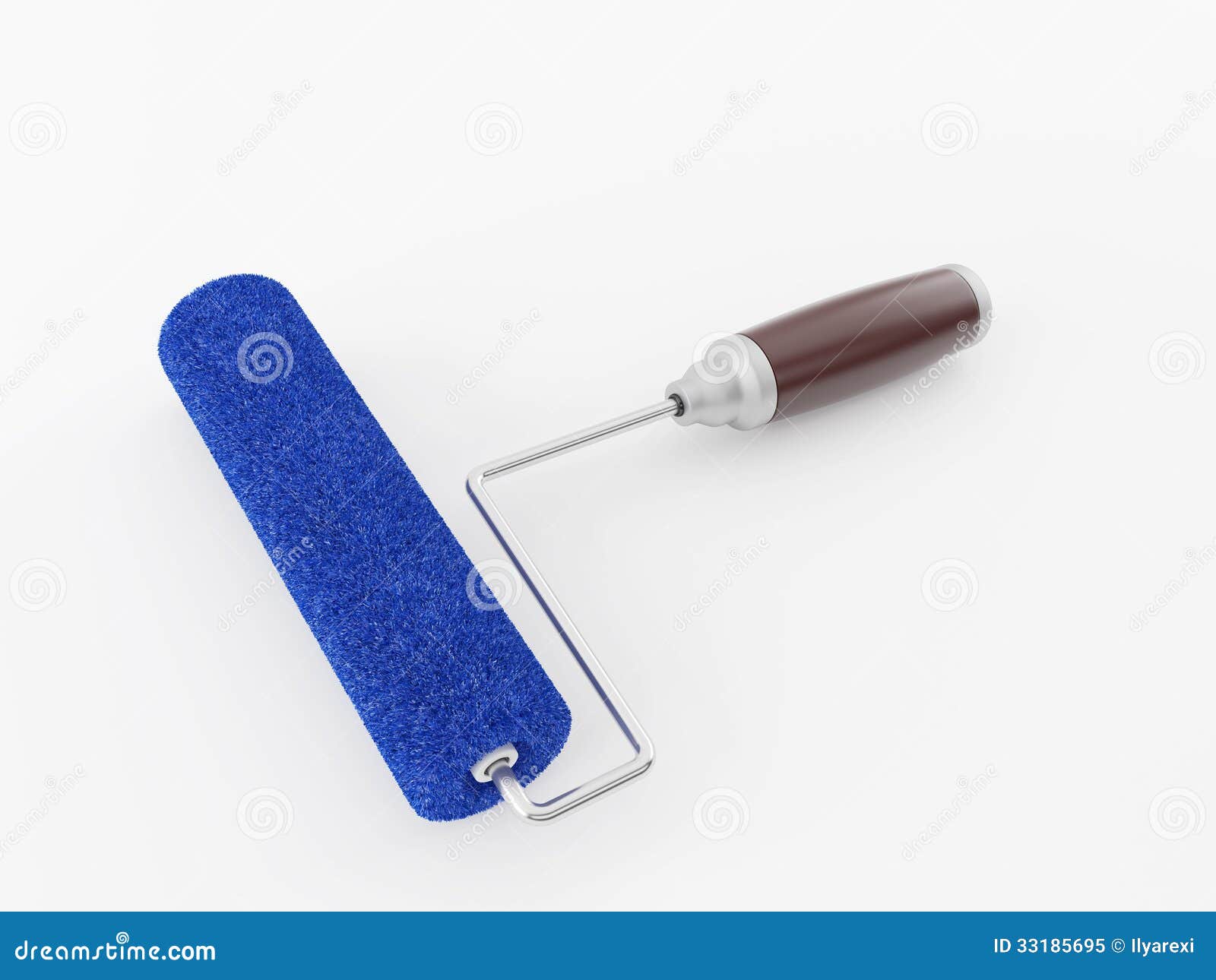 Blue Roll stock illustration. Illustration of tool, white - 33185695