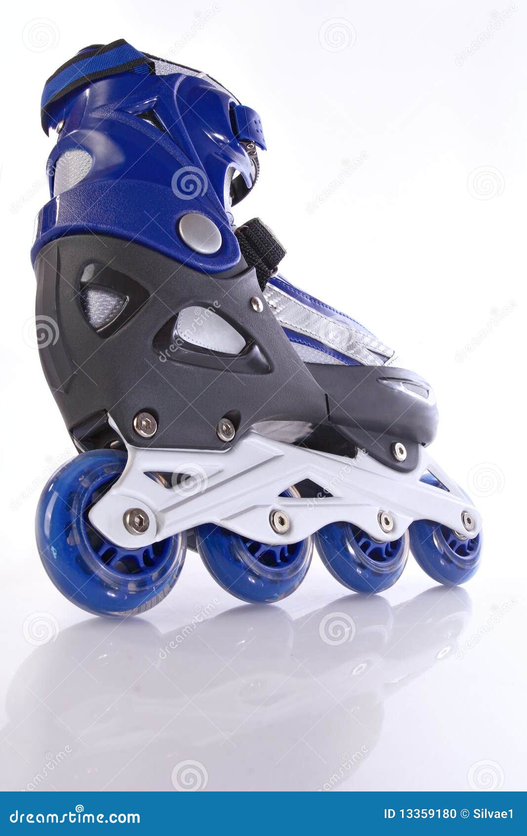 Blue rollerscates stock photo. Image of rollerblading - 13359180
