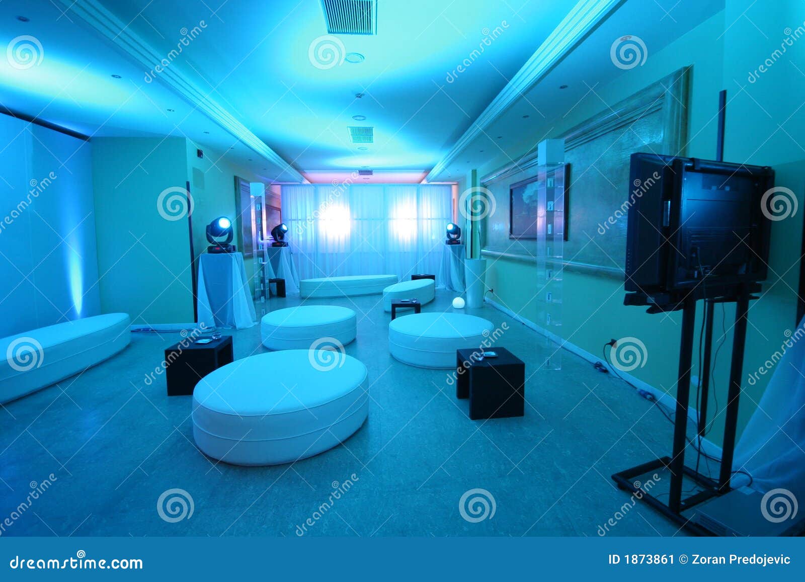 Blue room stock image. Image of classroom, room, abstract - 1873861