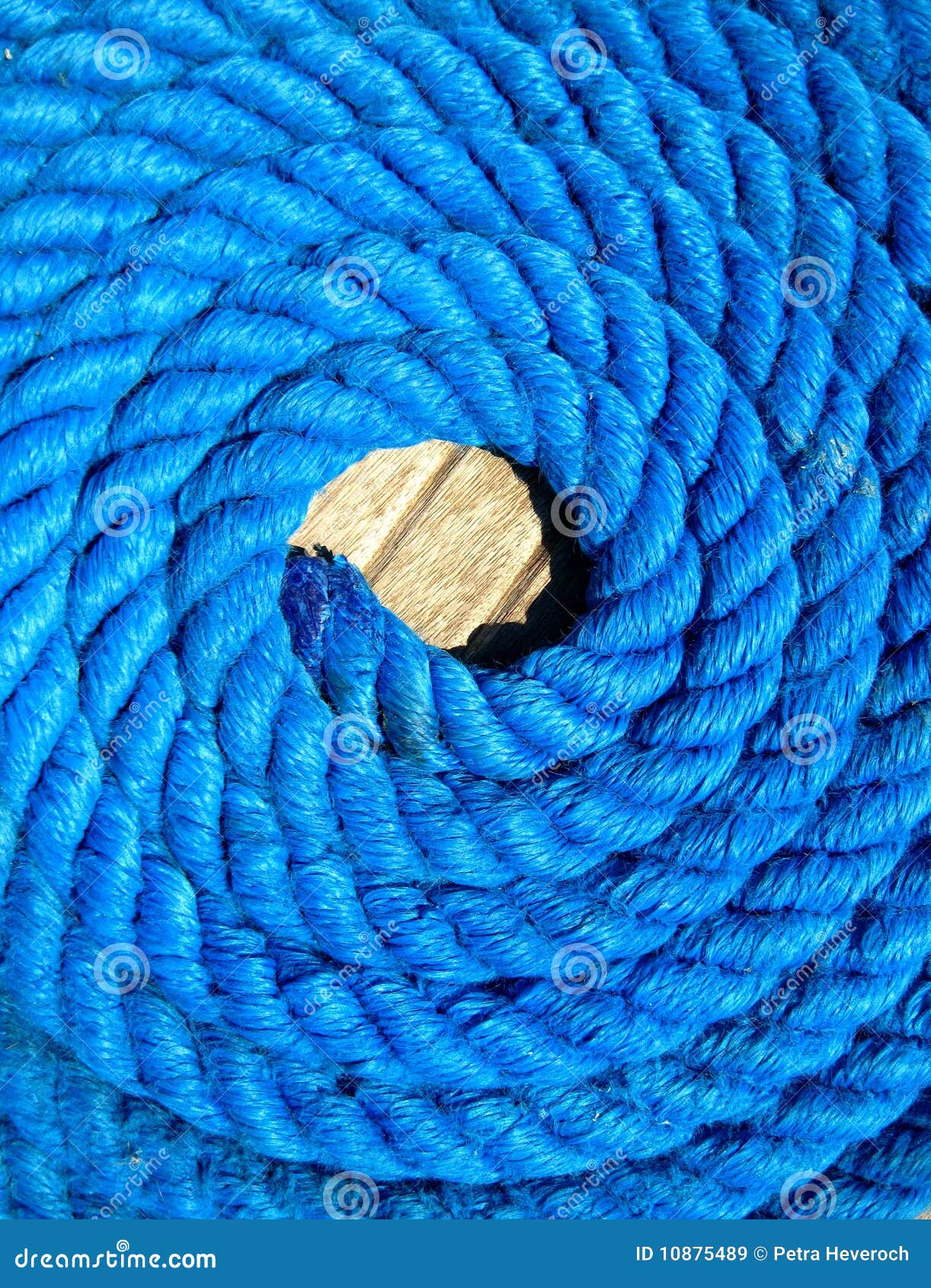 Blue rope stock image. Image of ship, ground, rolled - 10875489