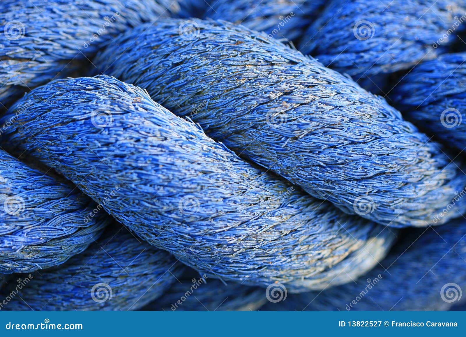 Blue rope stock image. Image of concentric, equipment - 13822527