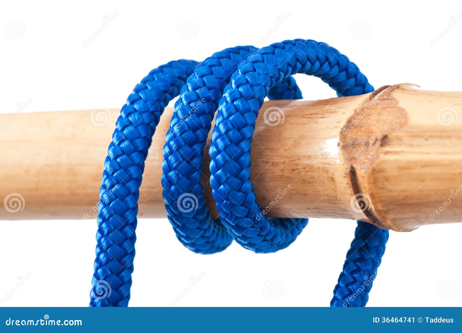 Blue rope stock image. Image of bamboo, knot, education - 36464741