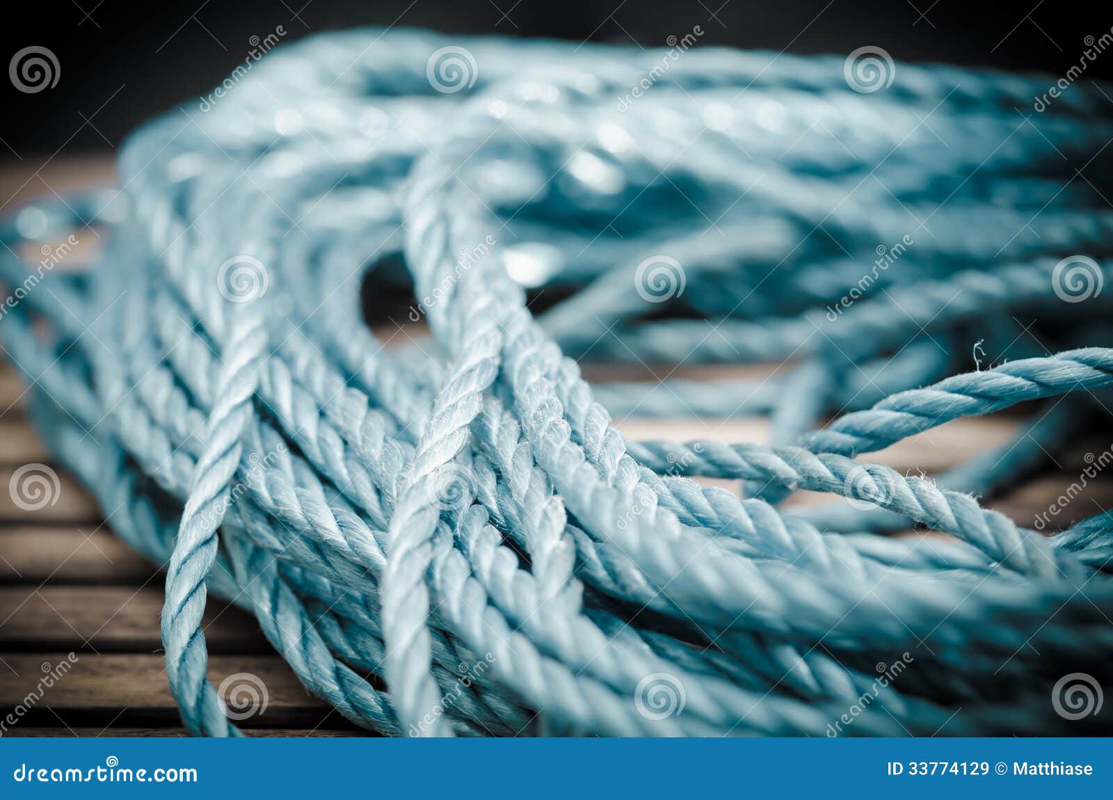 Blue rope stock image. Image of direct, sunrise, colors - 33774129