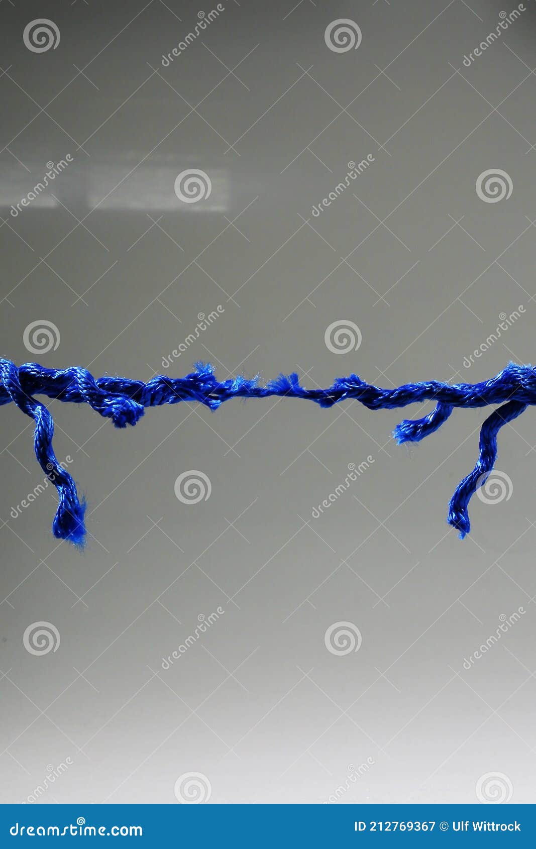 Blue Rope Isolated on White Stock Image - Image of blue, wave: 212769367