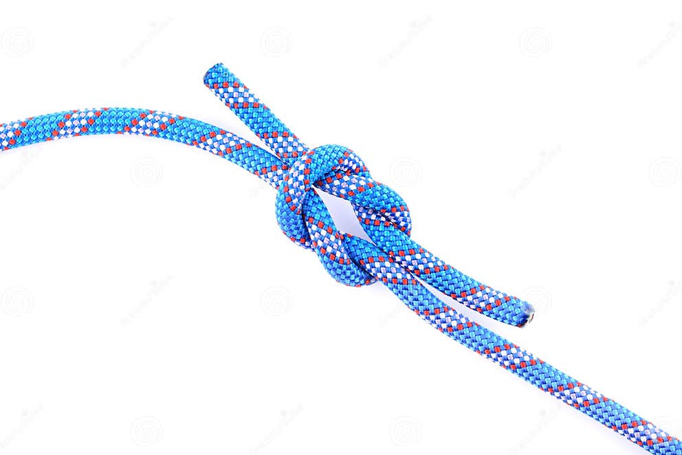 Blue rope knot stock image. Image of recreational, extreme - 23764749
