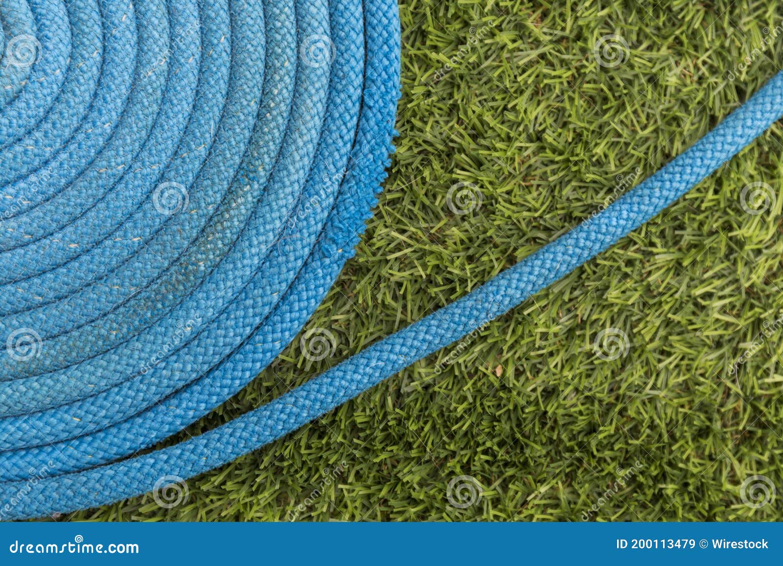Close up of blue rope stock image. Image of details - 200113479