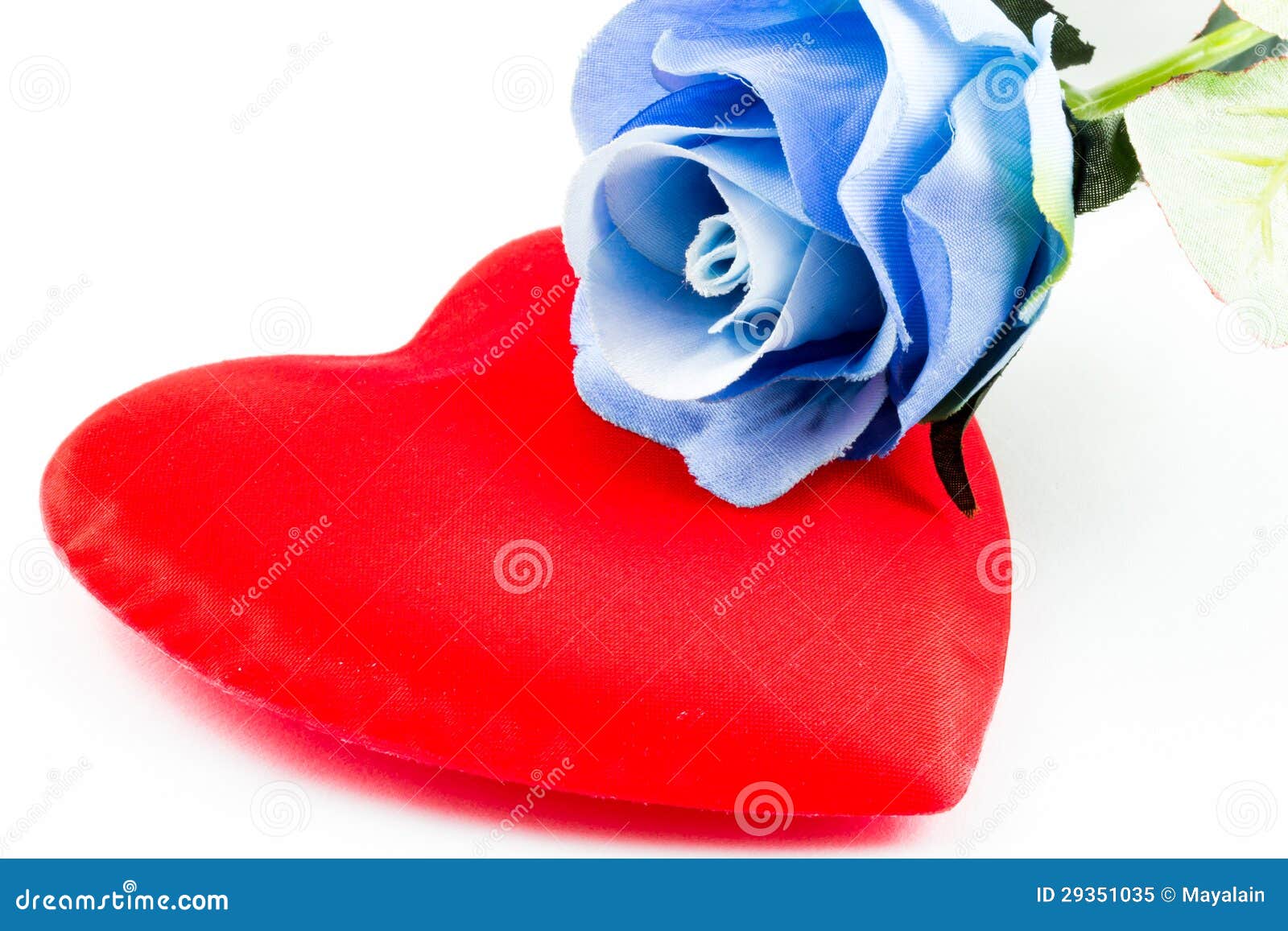 Blue rose on a Heart stock image. Image of celebration - 29351035