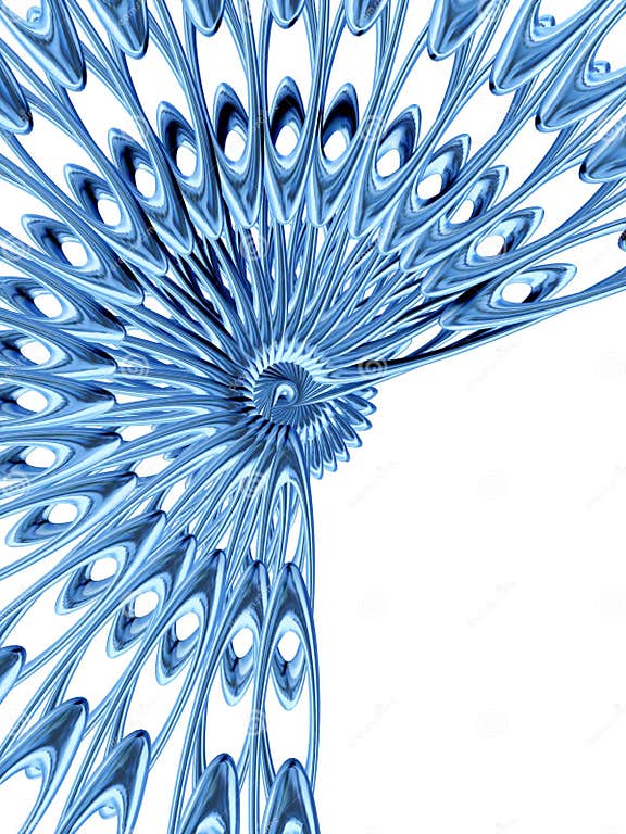 Blue rosette 2 stock illustration. Illustration of fashion - 2073157