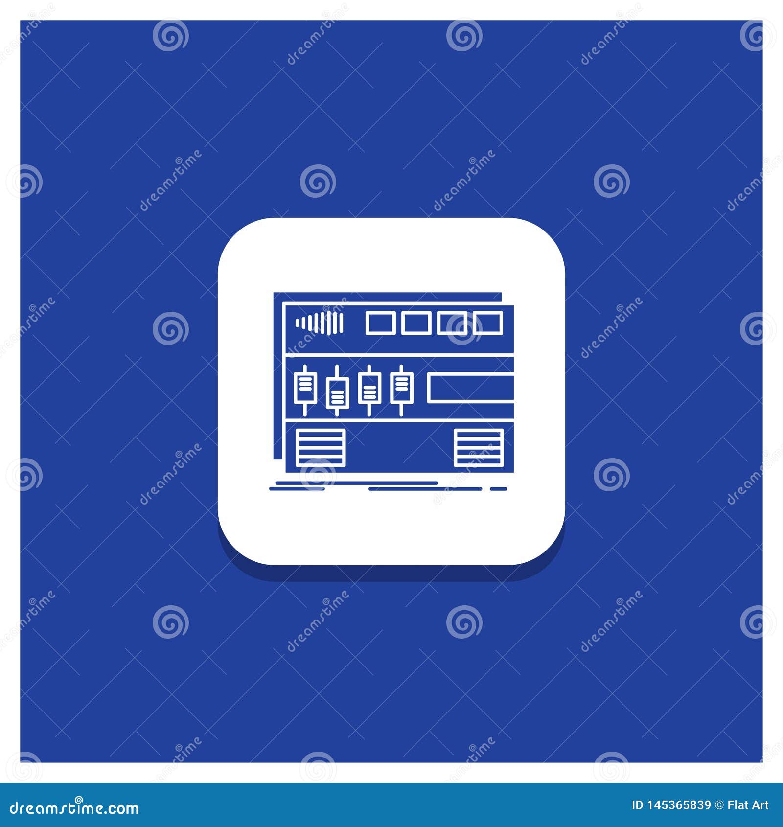 Audio, Mastering, Module, Rackmount, Sound Glyph Icon On Transparent ... Audio, Mastering, Module, Rackmount, Sound Glyph Icon On Transparent ...