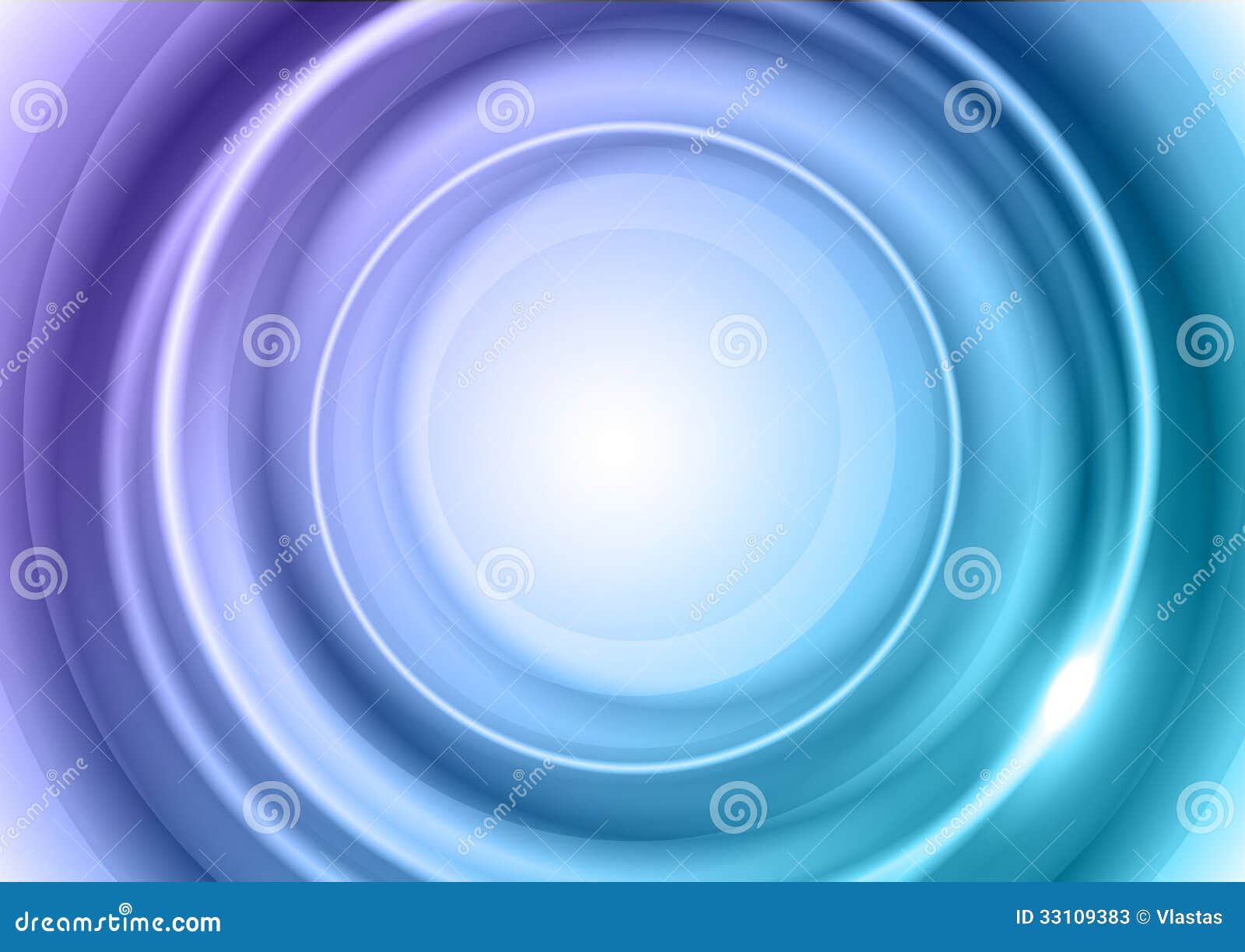 Blue round stock vector. Illustration of decoration, light - 33109383
