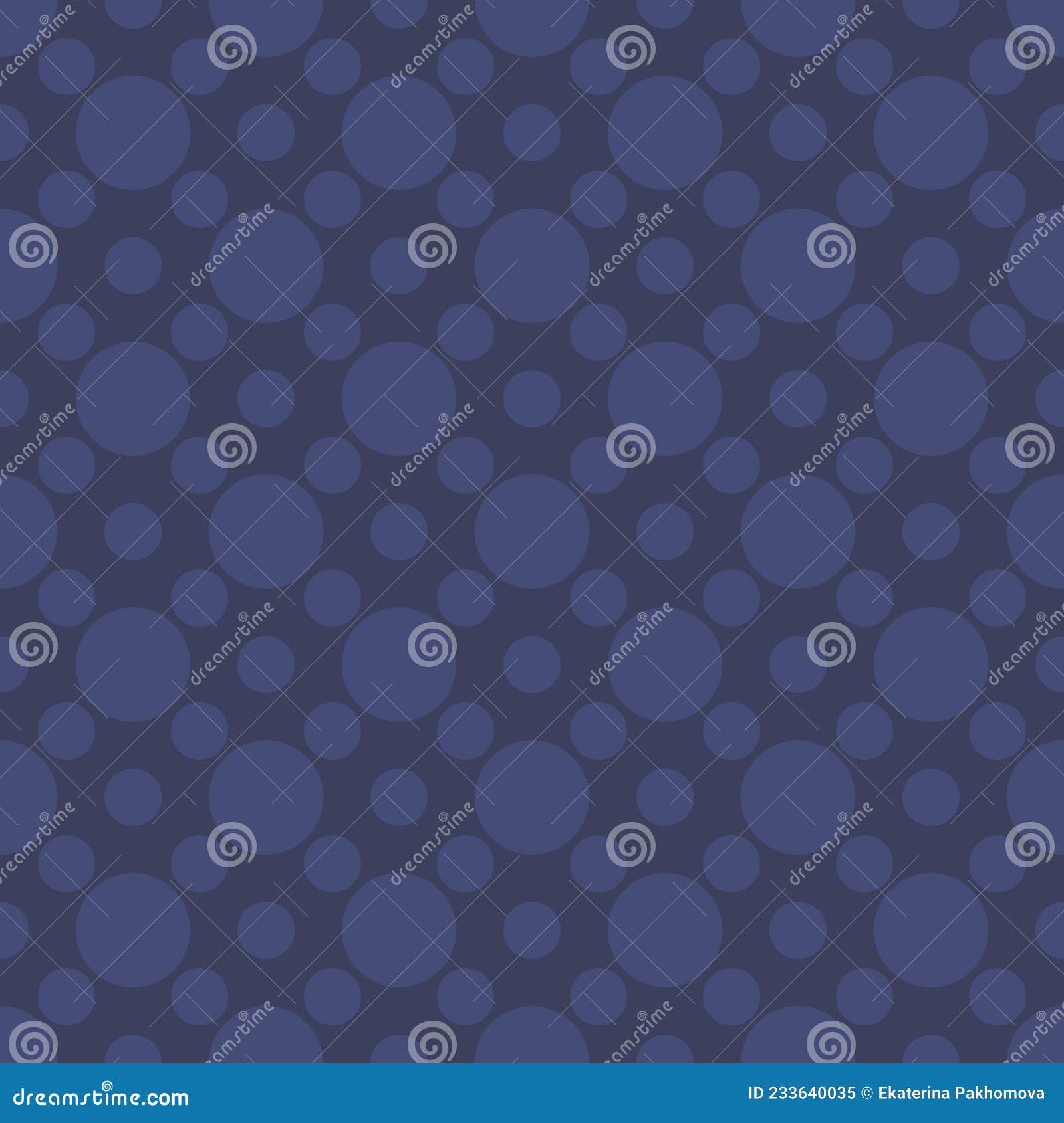 Abstract Polka Dot Round Seamless Pattern Geometric Background With Circles Stock Vector