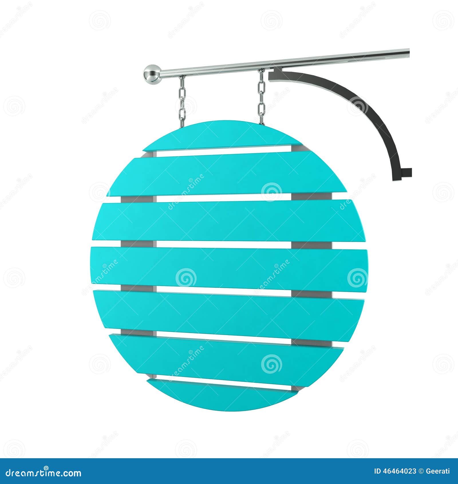 Blue round signboard stock image. Image of hanging, sign - 46464023