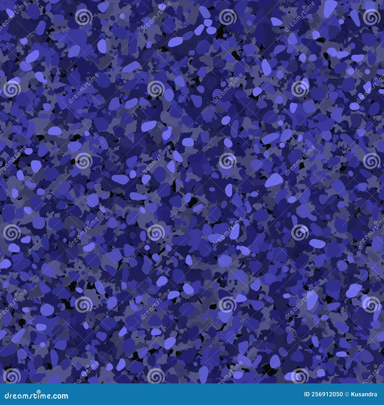 Blue Rubber Running Coat Seamless Pattern Top View Stock Illustration ...