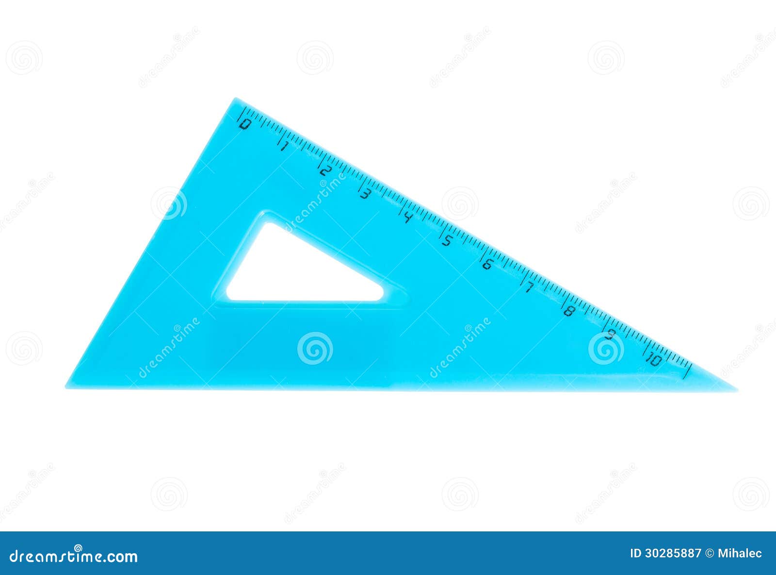 Blue Ruler Royalty-Free Stock Photography | CartoonDealer.com #30285887
