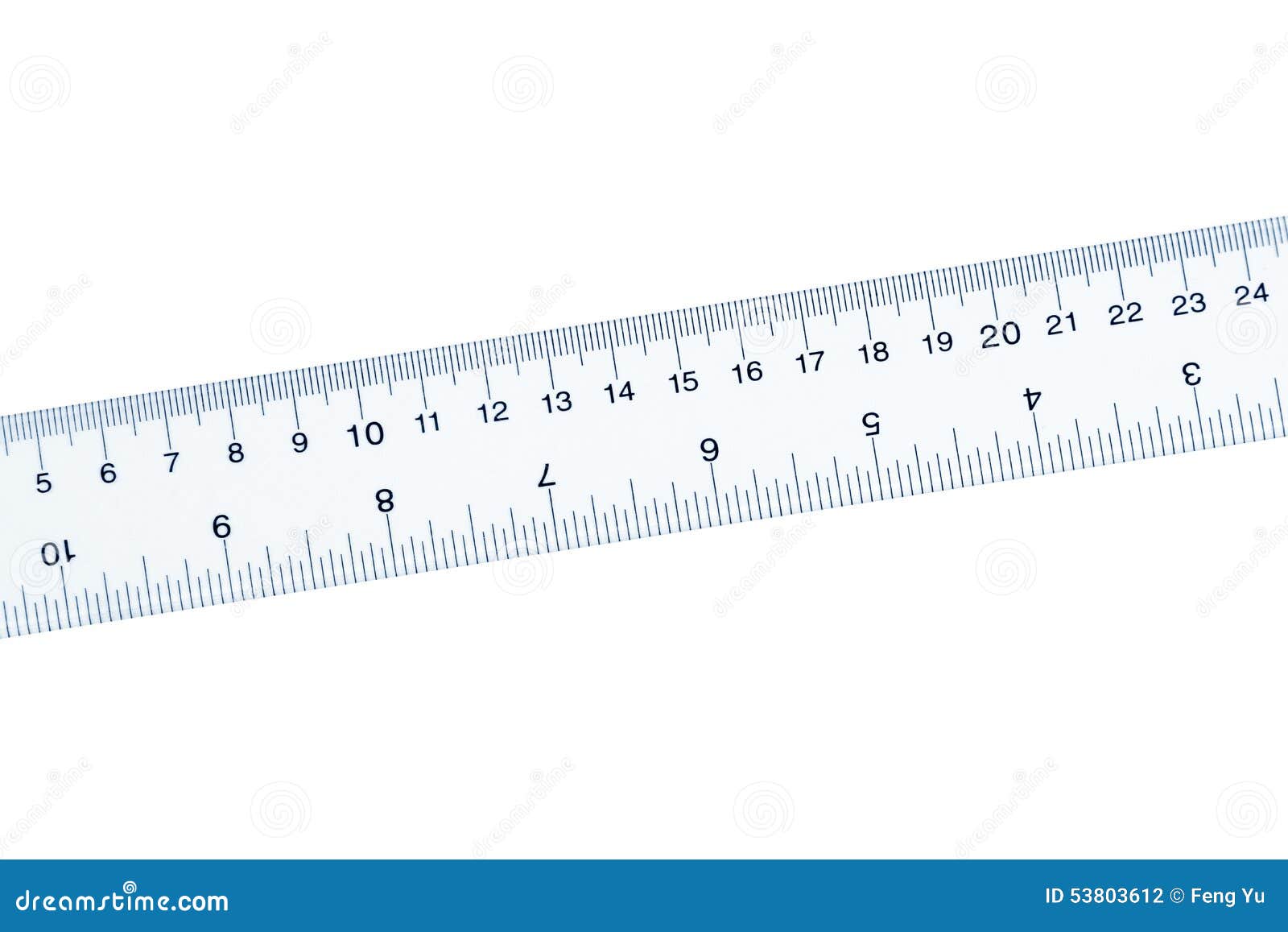 Blue Ruler stock photo. Image of measuring, instrument - 53803612