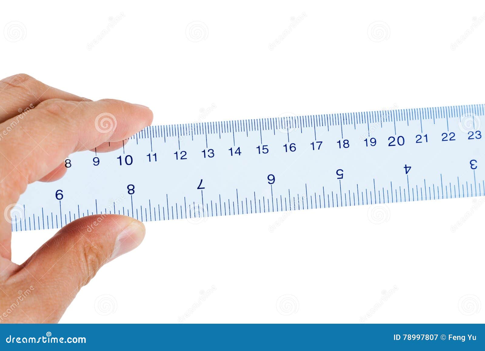 Blue Ruler stock image. Image of ruler, isolated, blue - 78997807