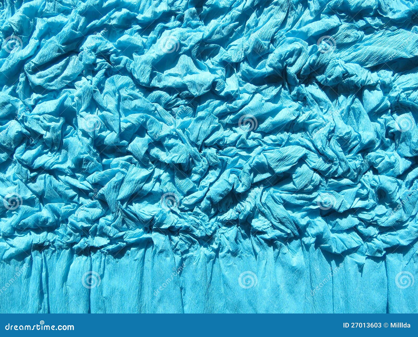 Blue rumple paper stock image. Image of soft, artistic - 27013603