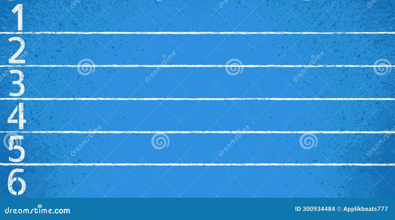 Blue Runnig Track Top View. Rubber Surface Texture Stock Vector ...