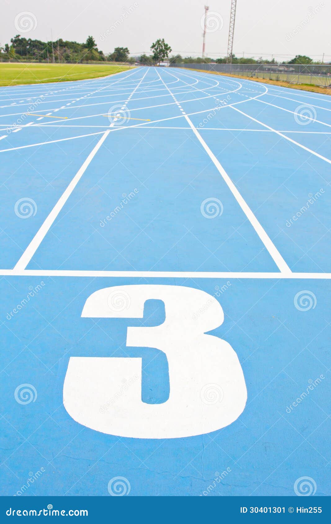 Blue running track stock image. Image of eight, abstract - 30401301