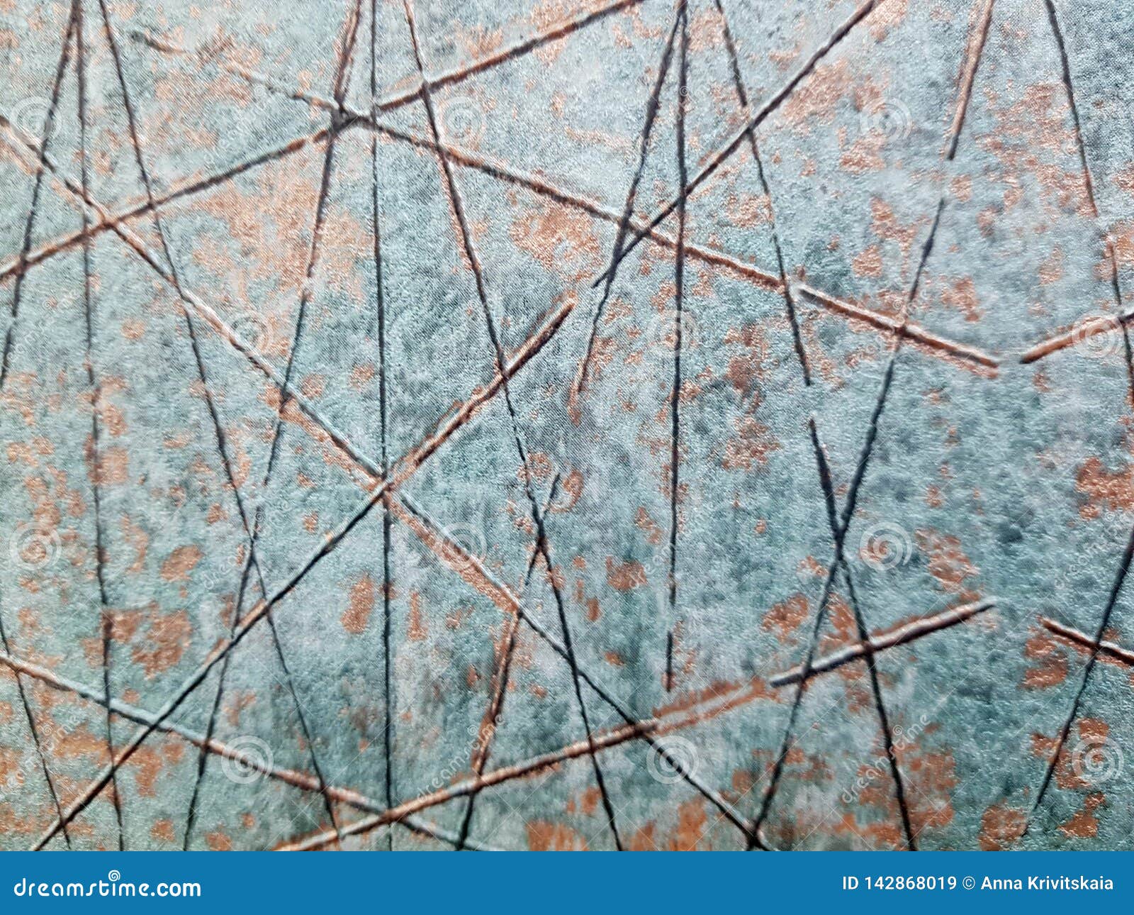 Blue, Rust, Lines Abstract Background Stock Image - Image of plate ...
