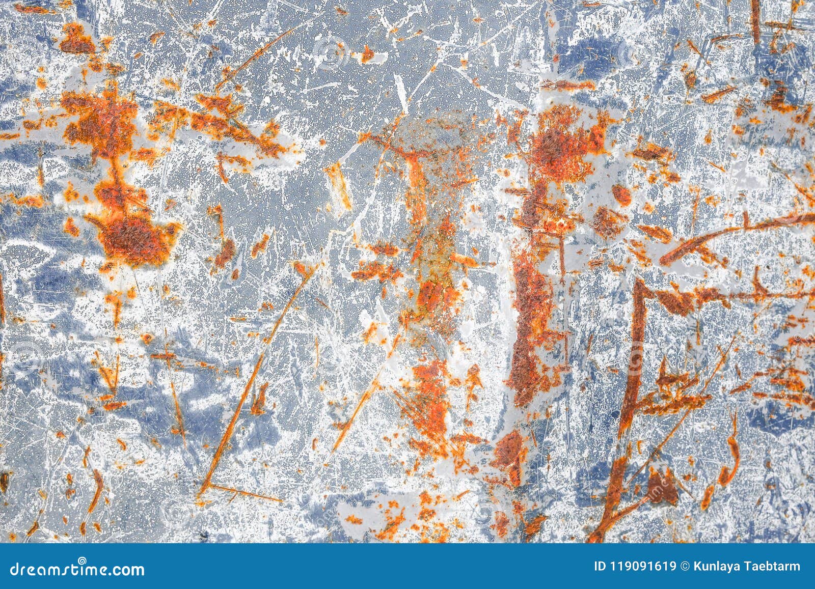 Blue Rust on Metal Surface Texture. Stock Image - Image of blue, rust ...