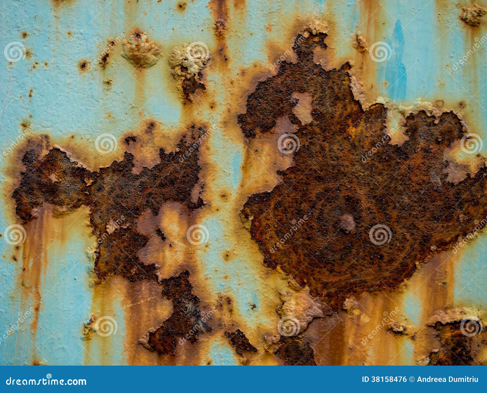 Blue Rust Texture Royalty Free Stock Image - Image: 38158476