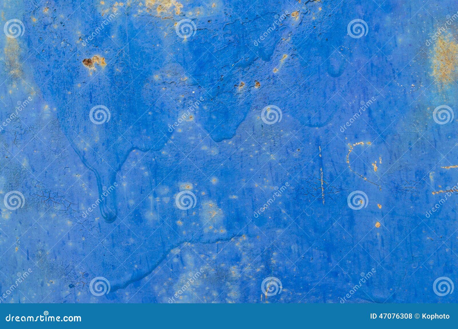 Blue Rusted Metal Background Stock Photo - Image of painted, industrial ...