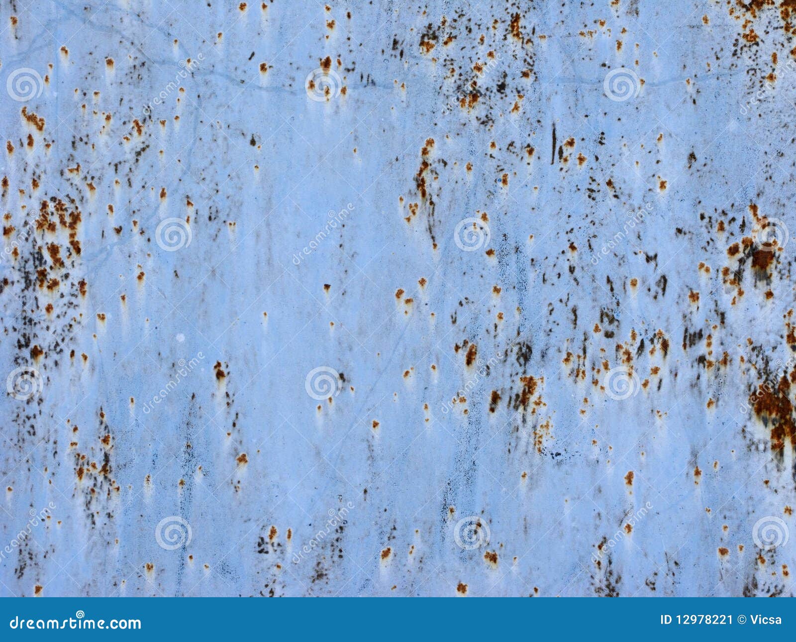 Blue Rusty Metal Background Stock Image - Image of metal, blue: 12978221