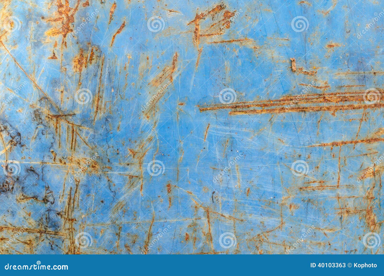 Blue Rusty Metal Texture Background Royalty-Free Stock Photography ...
