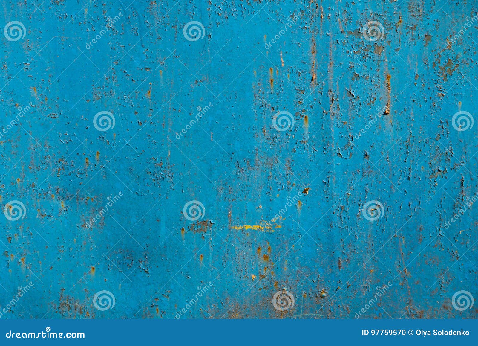 Blue rusty metal texture stock photo. Image of design - 97759570