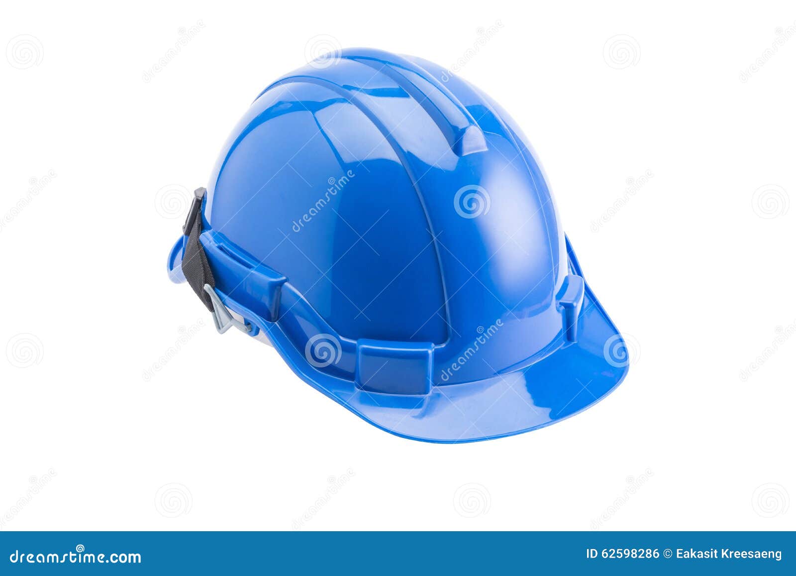 Blue Safety helmet stock photo. Image of professional - 62598286