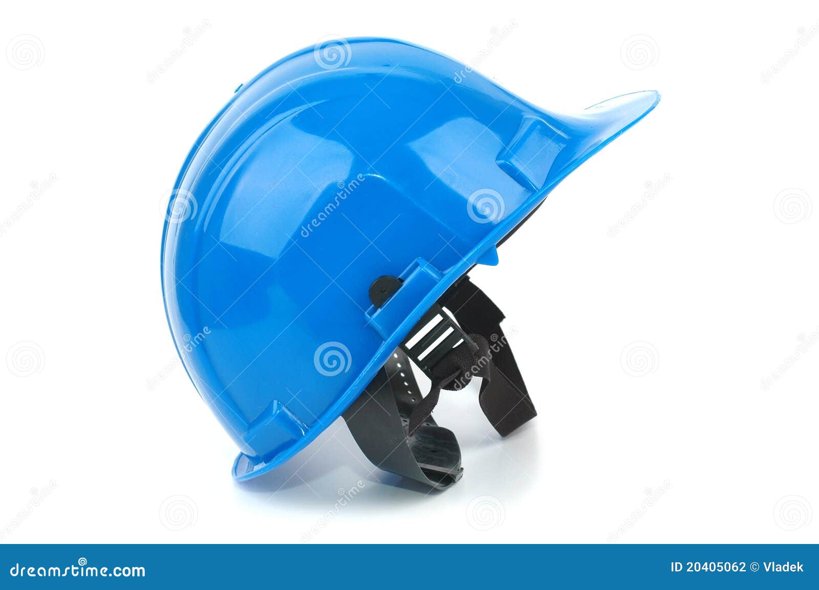 Blue Safety Helmet on the White Background Stock Photo - Image of blue ...