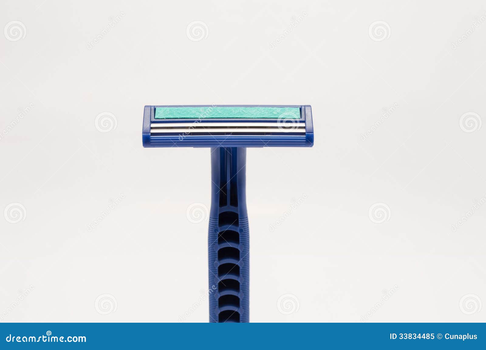 Blue safety razor stock image. Image of cutting, self - 33834485