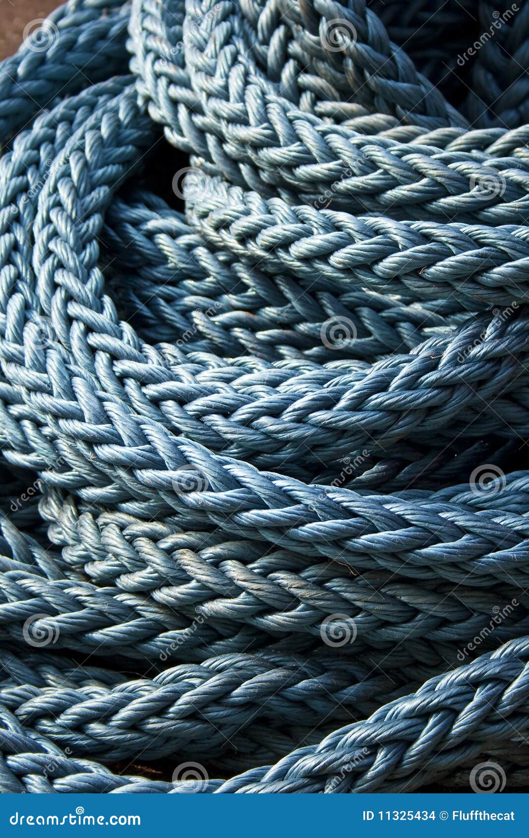 Blue Sailing Rope stock photo. Image of plastic, pattern - 11325434