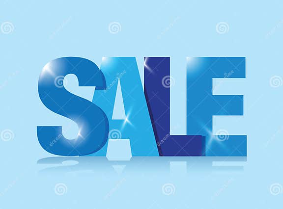 Blue sale sign stock illustration. Illustration of customer - 94716795