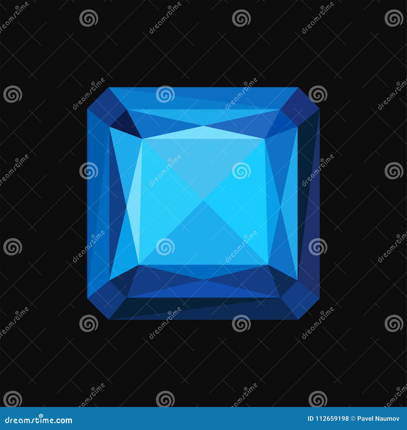 Square Jewel Clip Art