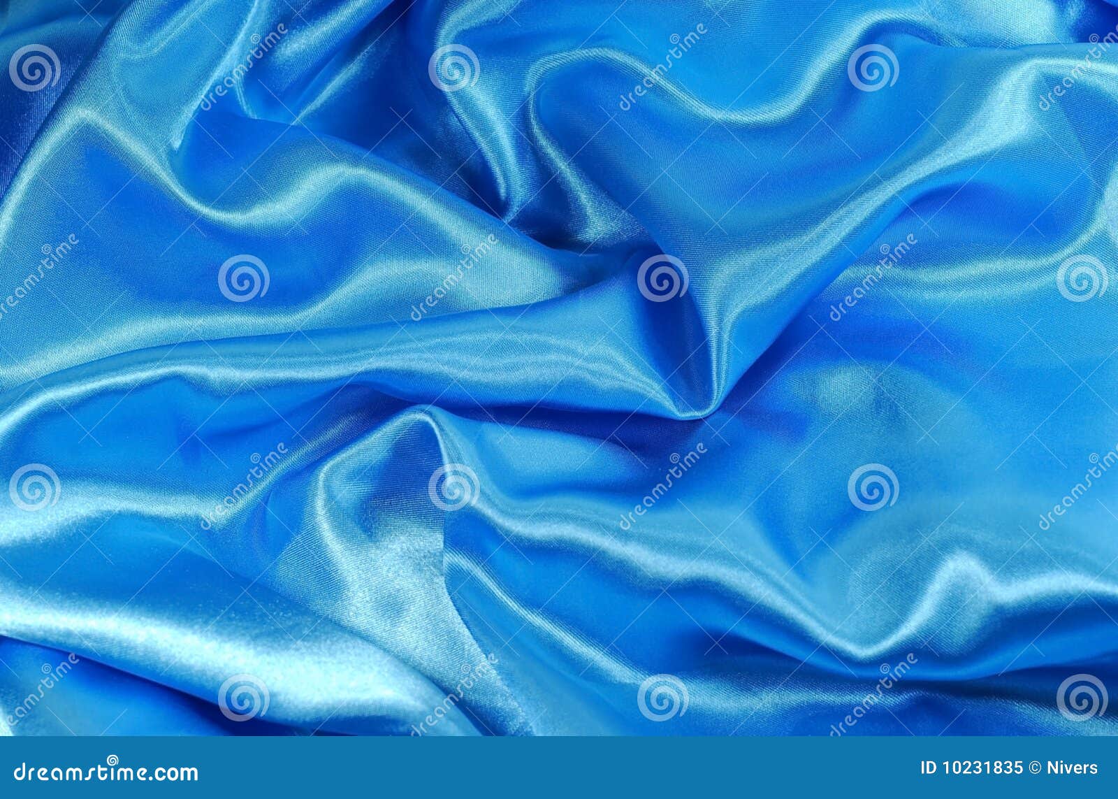 Blue satin stock image. Image of natural, decorative - 10231835