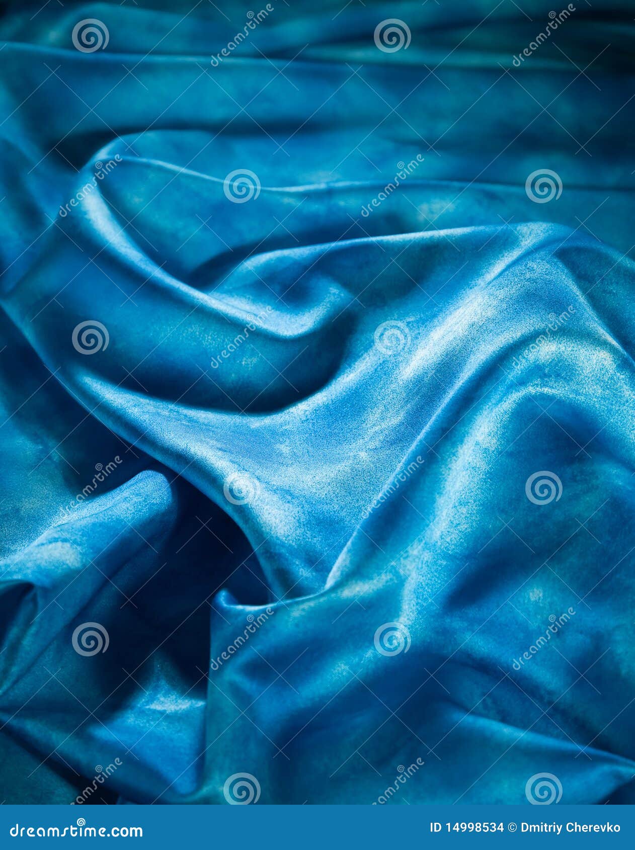Blue satin stock photo. Image of flowing, fashion, rippled - 14998534